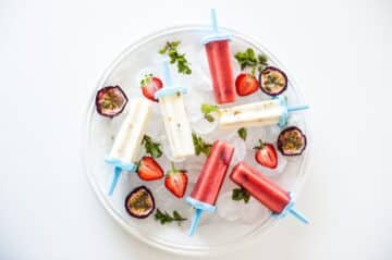 Healthy Fruit Icy Poles - The Cooking Collective