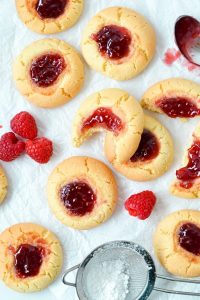 Raspberry Jam Drop Biscuits - Baking Recipes - The Cooking Collective