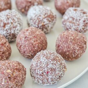 Strawberry Bliss Ball Recipe | Nut Free | The Cooking Collective