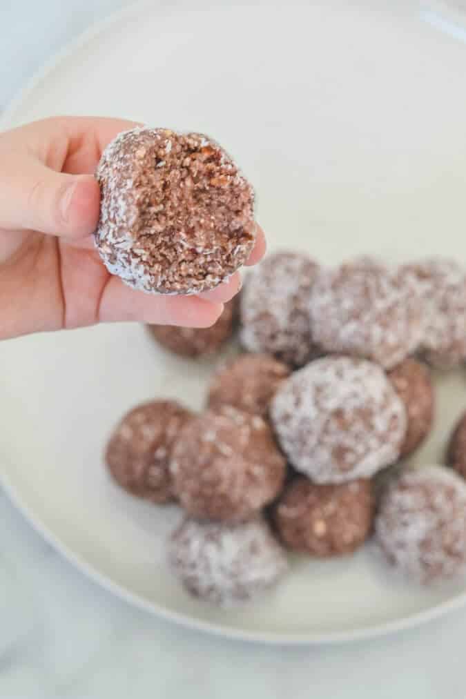 Strawberry Bliss Ball Recipe | Nut Free | The Cooking Collective