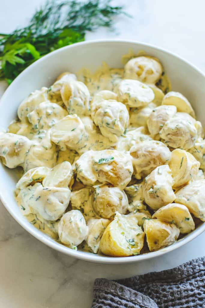 Old Fashioned Potato Salad with Homemade Dressing | The Cooking Collective