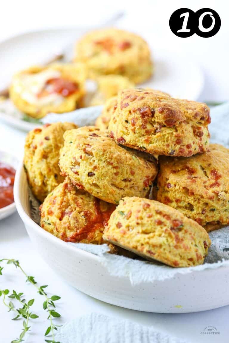 Easy Savoury Scones with Cheese, Bacon and Chives