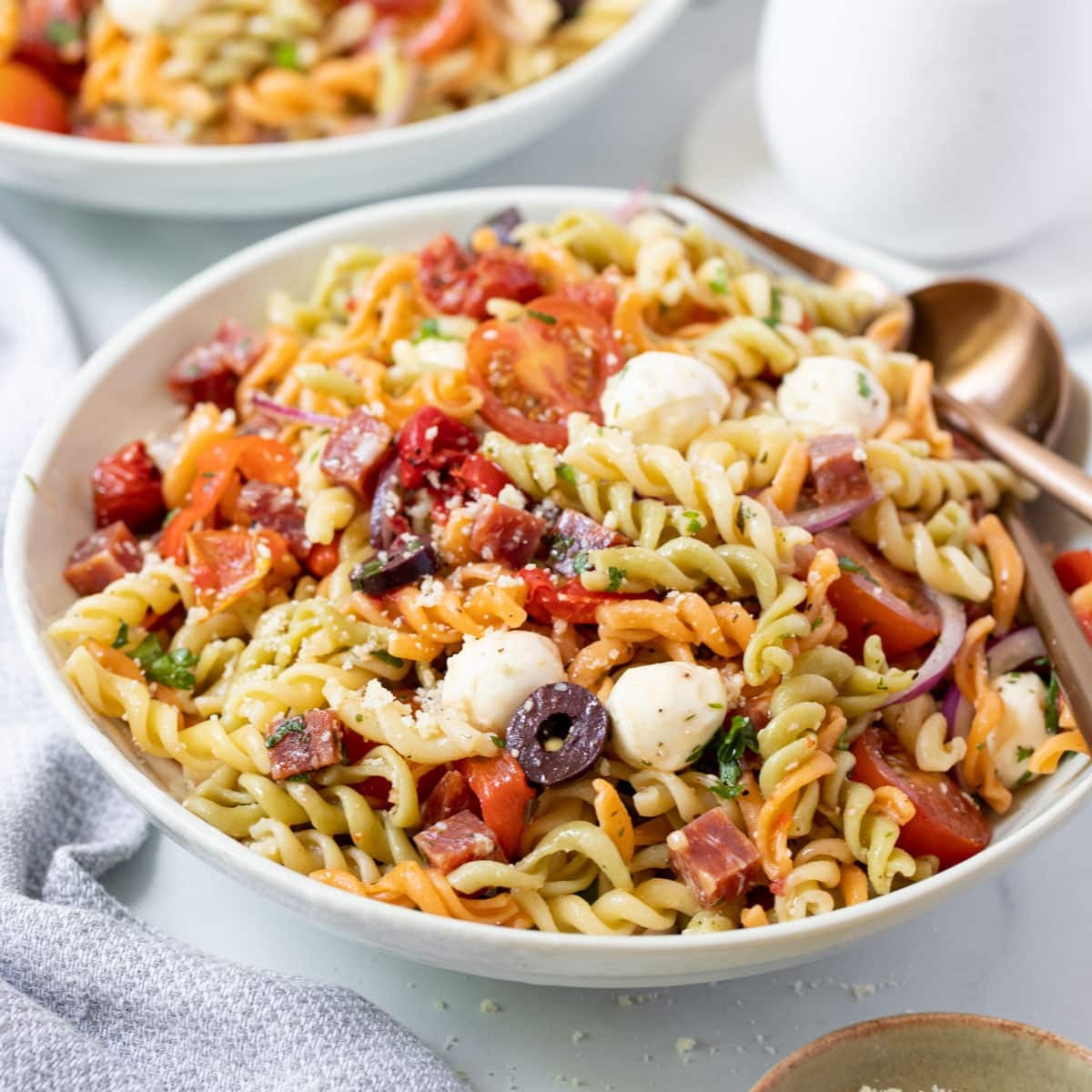 Salami Pasta Salad Recipe