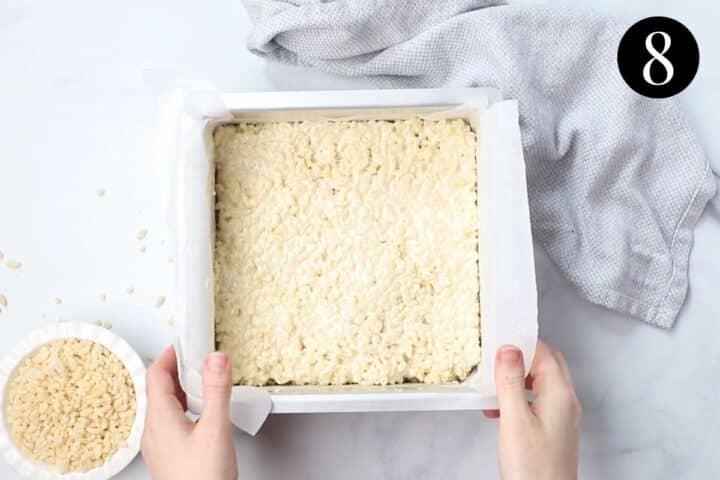 Rice Bubble Slice with Marshmallows - The Cooking Collective