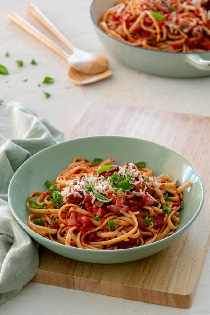 Tomato and Bacon Pasta - The Cooking Collective