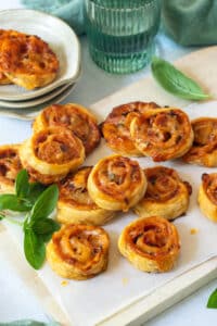 Puff Pastry Pizza Scrolls - The Cooking Collective