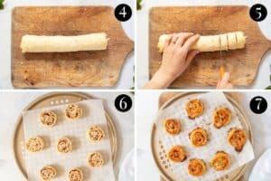 Puff Pastry Pizza Scrolls - The Cooking Collective