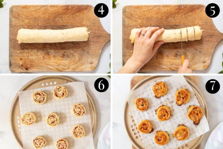 Puff Pastry Pizza Scrolls - The Cooking Collective