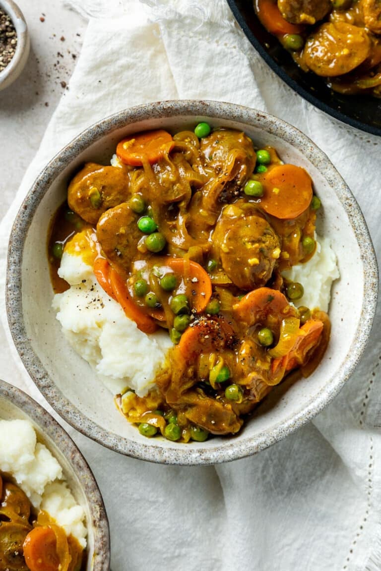 Keens Curried Sausages - The Cooking Collective