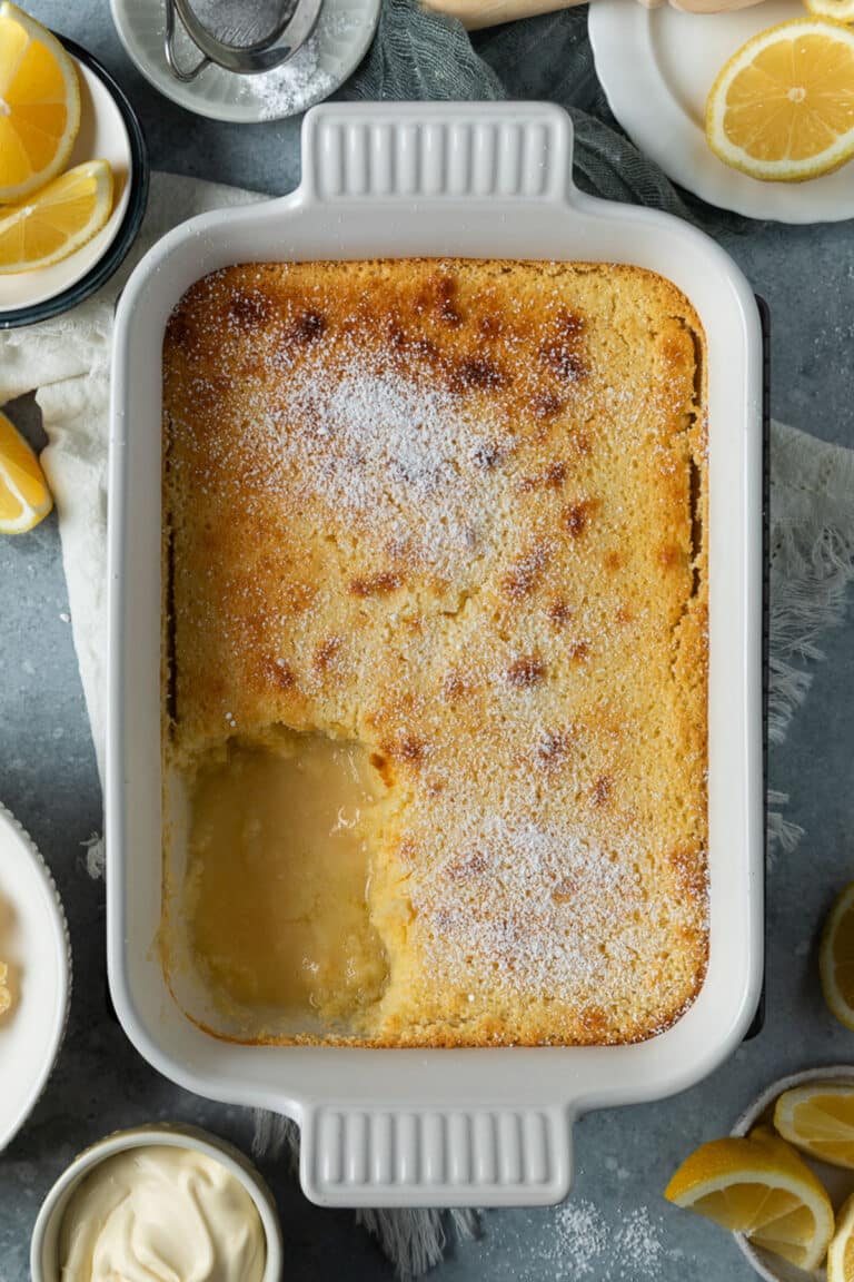 Lemon Delicious Pudding - The Cooking Collective