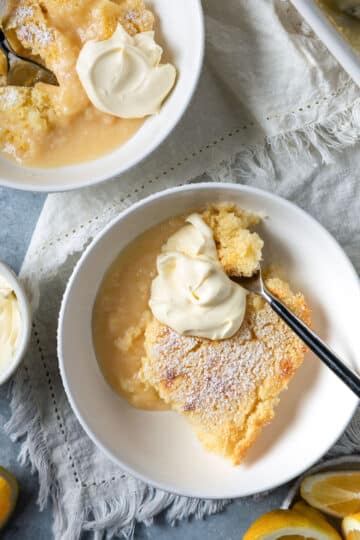 Lemon Delicious Pudding - The Cooking Collective