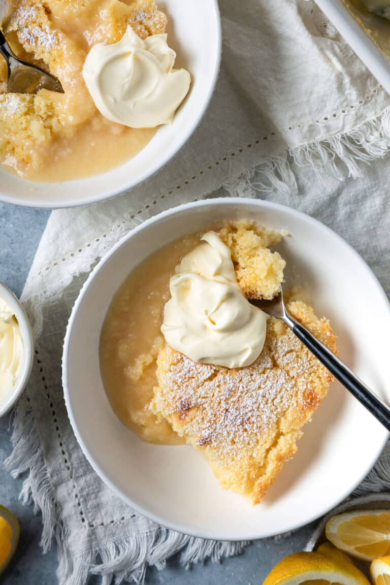 Lemon Delicious Pudding - The Cooking Collective