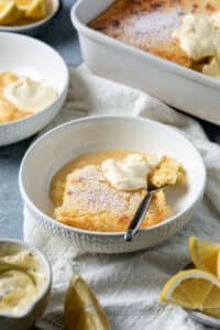 Lemon Delicious Pudding - The Cooking Collective